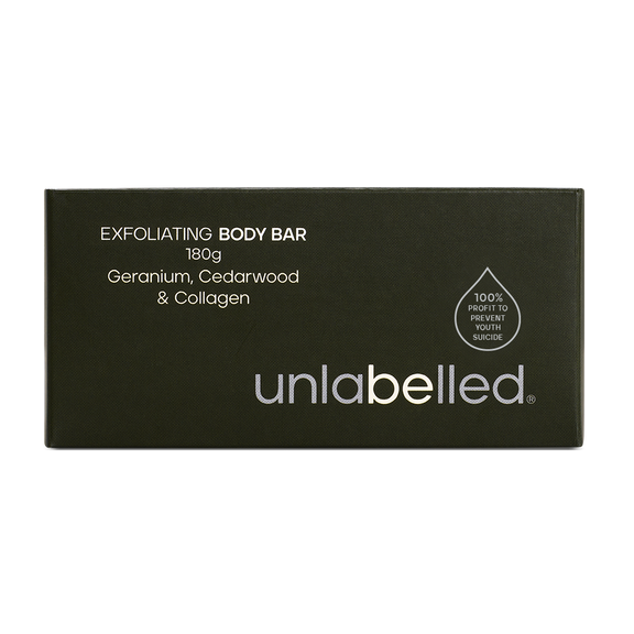 Luxurious Exfoliating Body Bar - Geranium, Cedarwood & Collagen